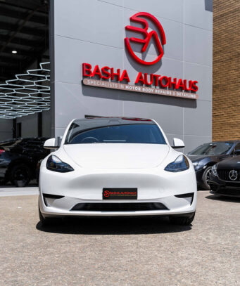 Tesla Smash Repairs Sydney | EV Bodywork Specialists - Basha Autohaus